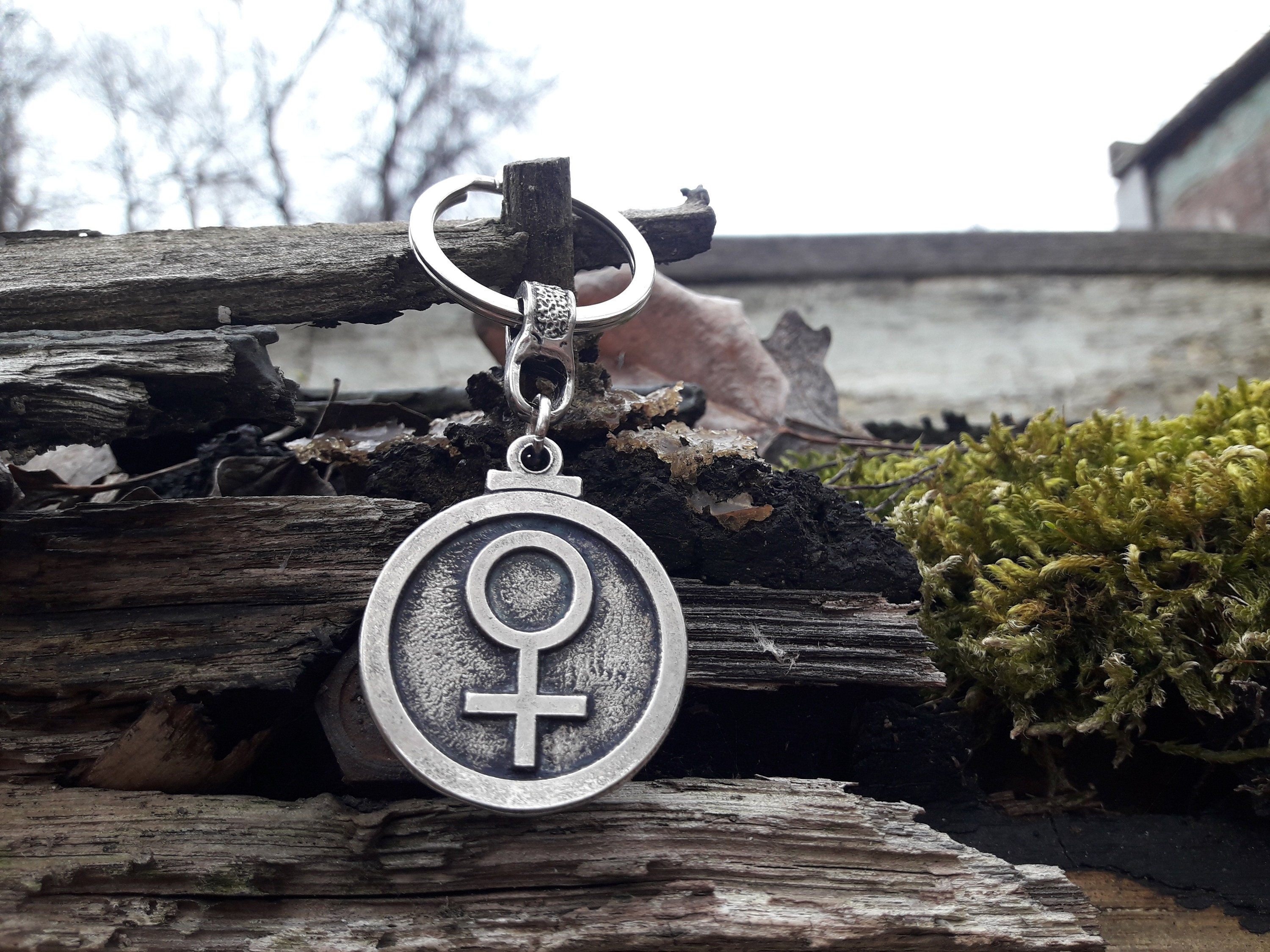 Venus Female Planet Glyph Astrological Symbol Necklace | Etsy