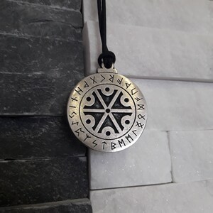 Perun God Slavic Mythology Symbol Talisman Rune Alphabet Necklace ...