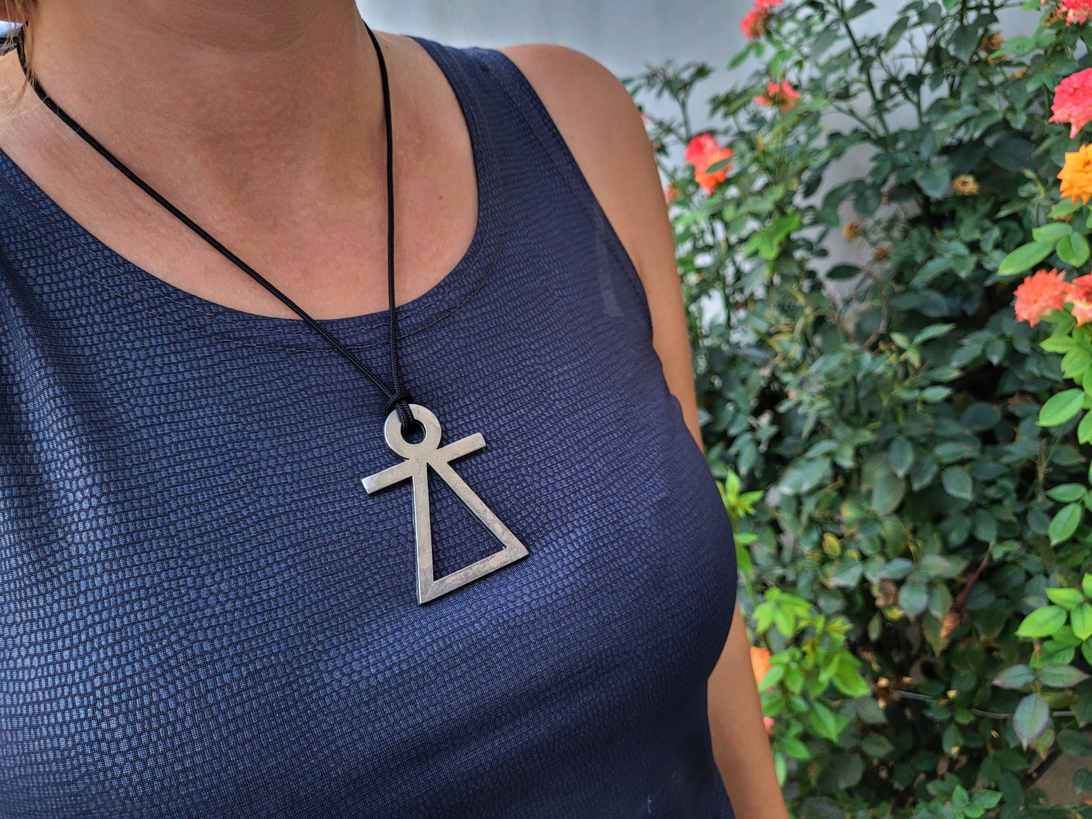 Punic and Phoenician Goddess Tanit Symbol Necklace,little Cute the Sign ...