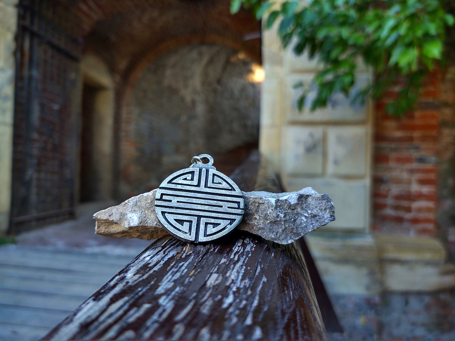 Shou Chinese Symbol for Longevity Necklace and Keychain,prosperity and ...