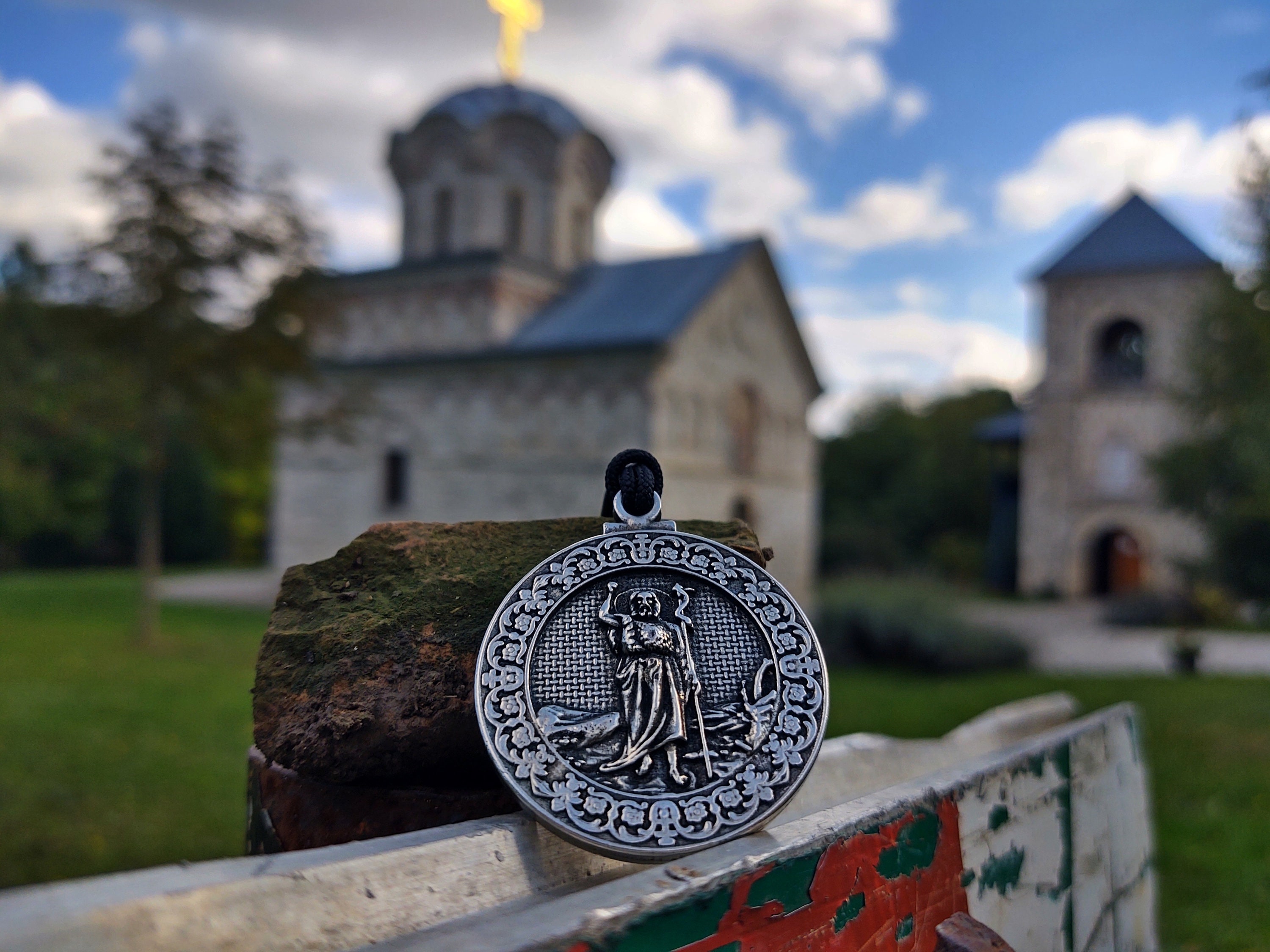 Saint John the Baptist Icon Necklace,orthodox Church Saint John the ...