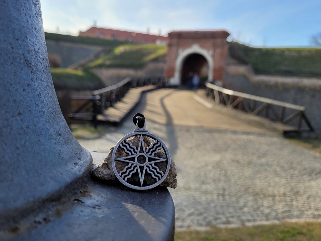 Seal of Shamash Symbol Necklace,ancient Assyrian,mesopotamian Sun God ...
