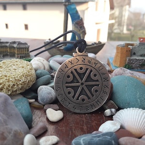 Perun God Slavic Mythology Symbol Talisman Rune Alphabet Necklace ...