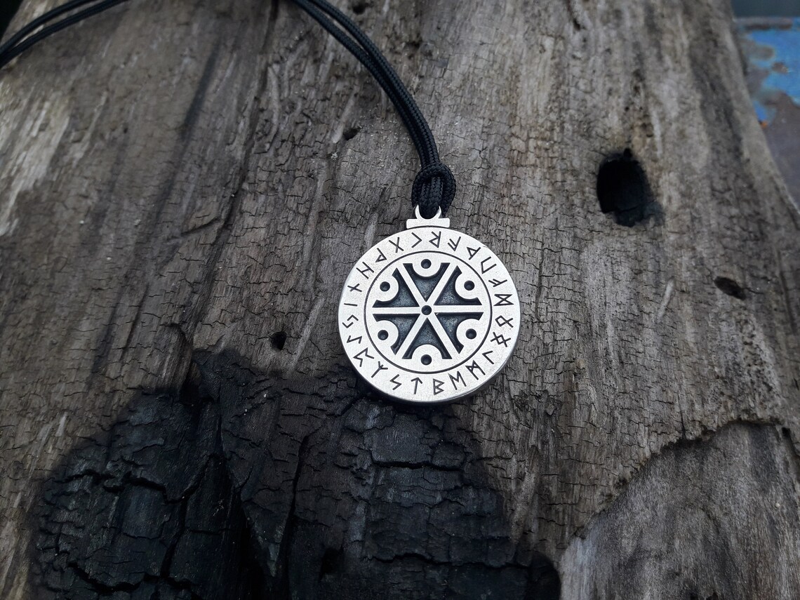 Thundermark Perun Rune Letter Necklace,perun God Slavic Mythology ...