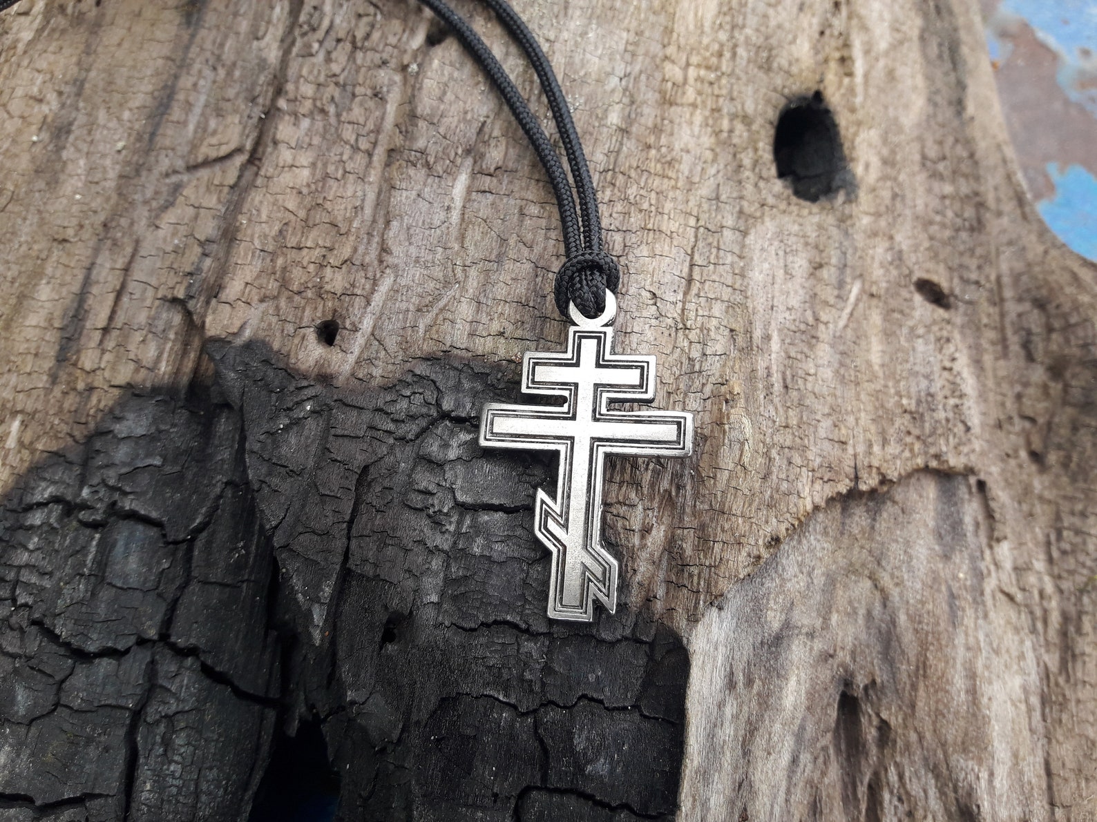 Russian Orthodox Cross Necklace Keychain,plain Russian Orthodox Cross ...