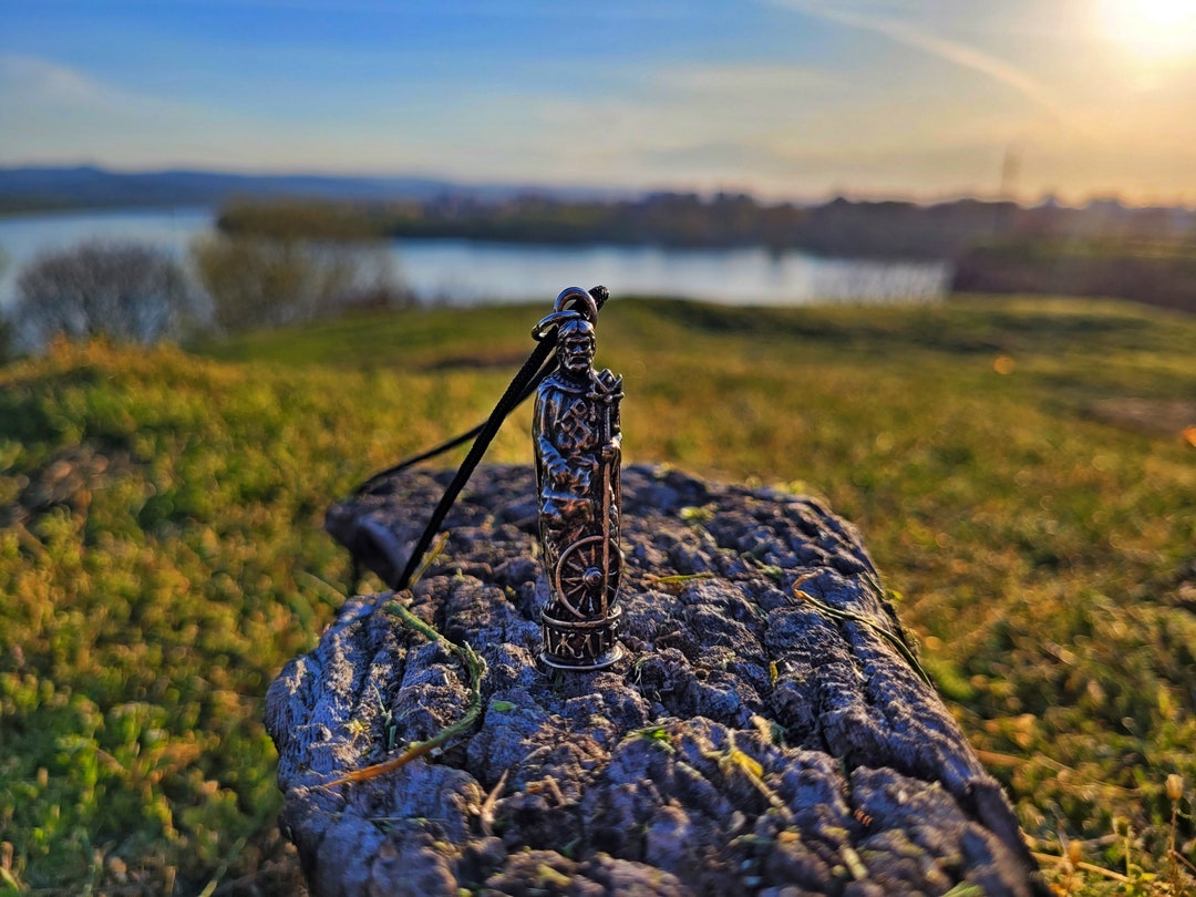 Dazhbog God Figure Slavic Necklace,dajbog Slavic God of Sun,slavic Slav ...