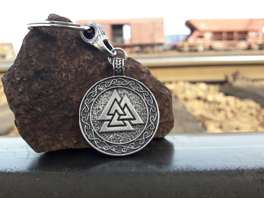 Valknut Pendant Viking Symbol Necklace,valknut Amulet,norse Jewelry ...