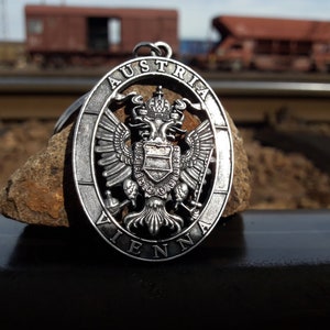 Austria Vienna Keychain,austria Coat of Arms Eagle Keychain,Österreich ...