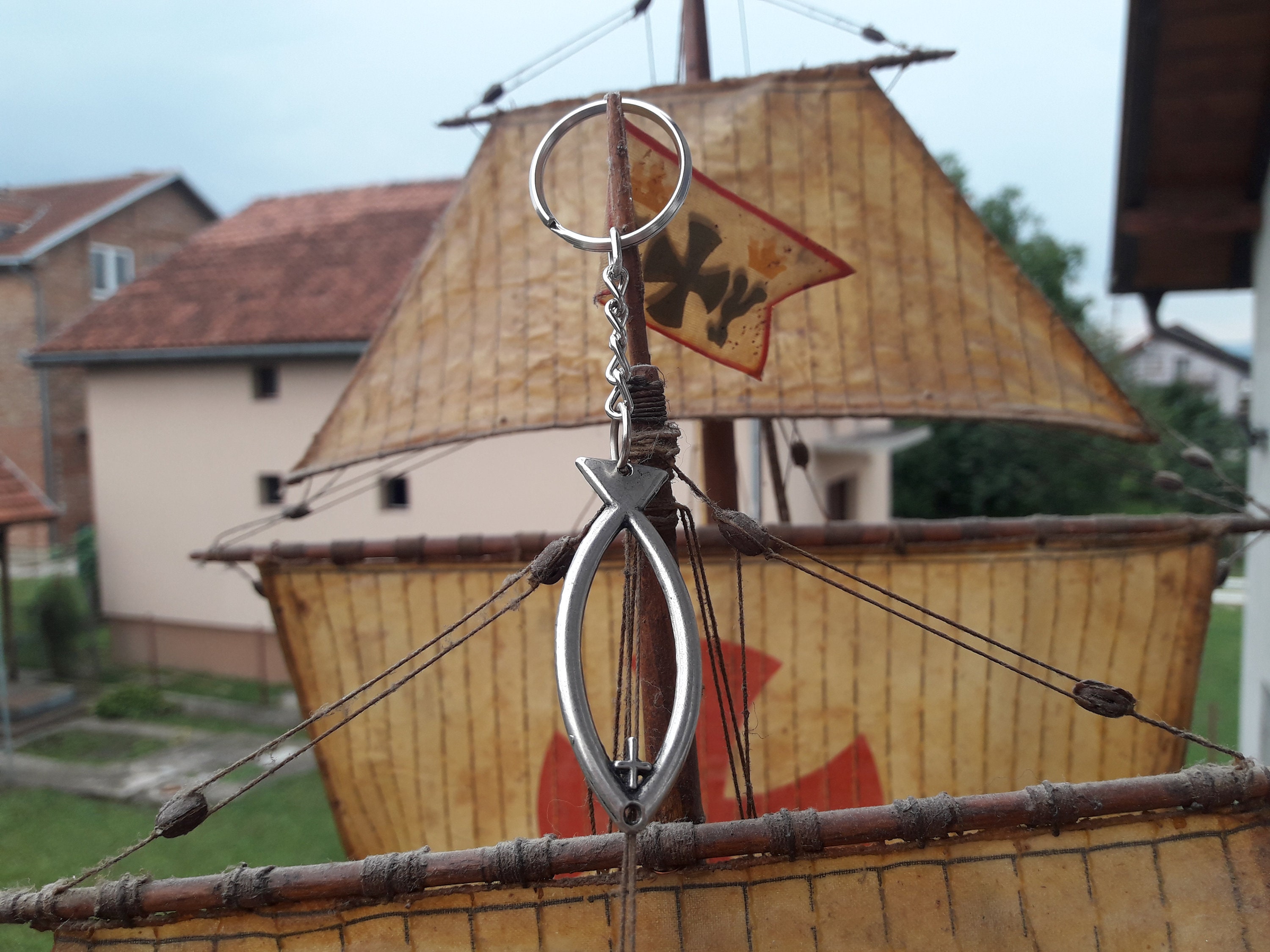 Ichthus Christian symbol necklaceIchthys Jesus Fish | Etsy