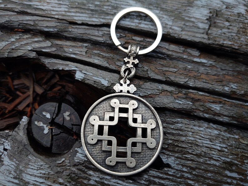 Macedonian Cross Veljusa Cross Necklacechristian Orthodox - Etsy