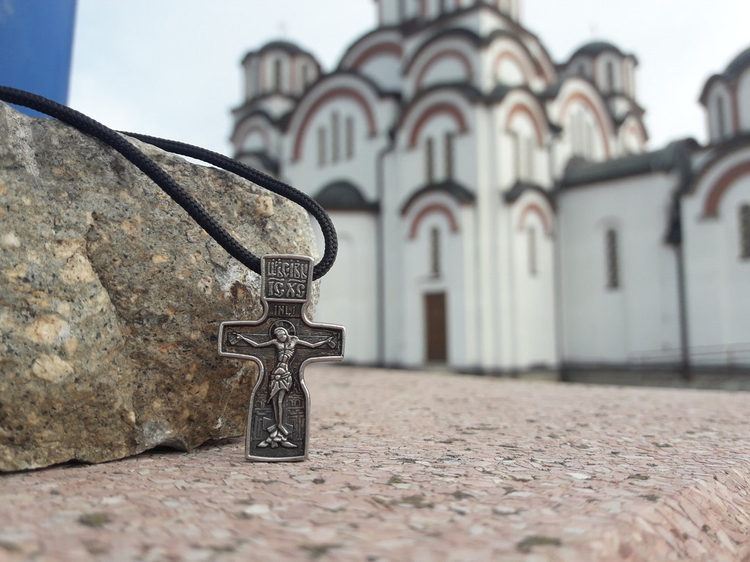 Little Cute Vintage Orthodox Crucifix Cross Necklace,christian ...