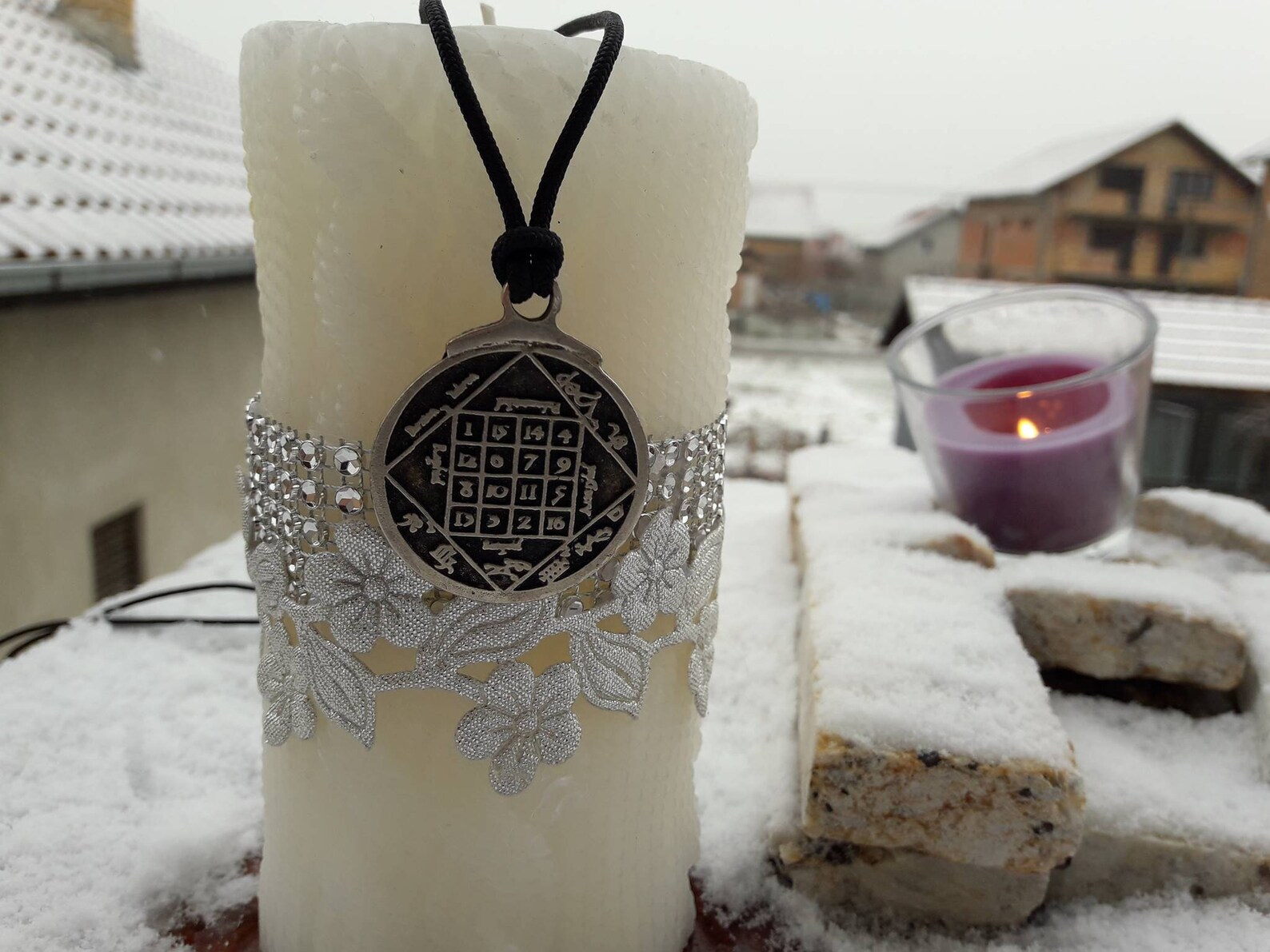 Jupiter Magic Square Necklace Keychain,archangel Tzaphkiel Square ...