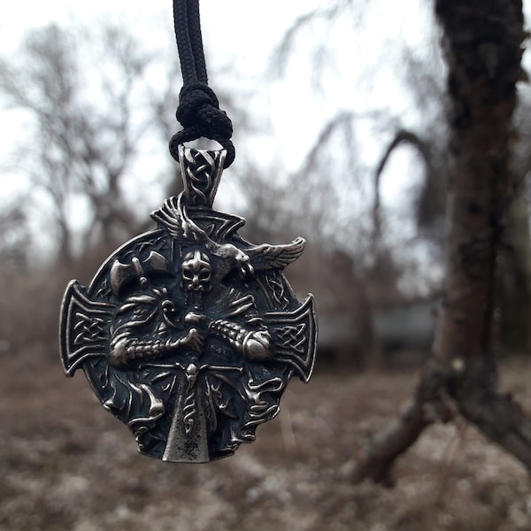 Odin Cross Necklace - Etsy