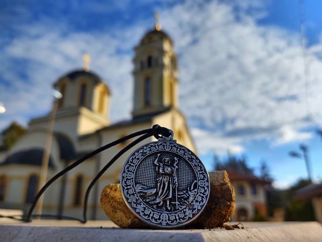 Saint John the Baptist Icon Necklace,orthodox Church Saint John the ...