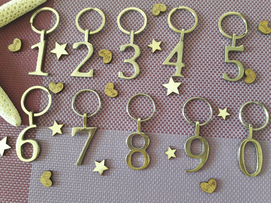 Metal Numbered Keychains for Box Lockers Changing Rooms,keychain for ...