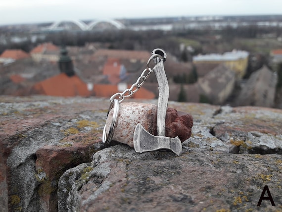 Medieval Axe Necklace and Keychainviking Axe Weapon | Etsy