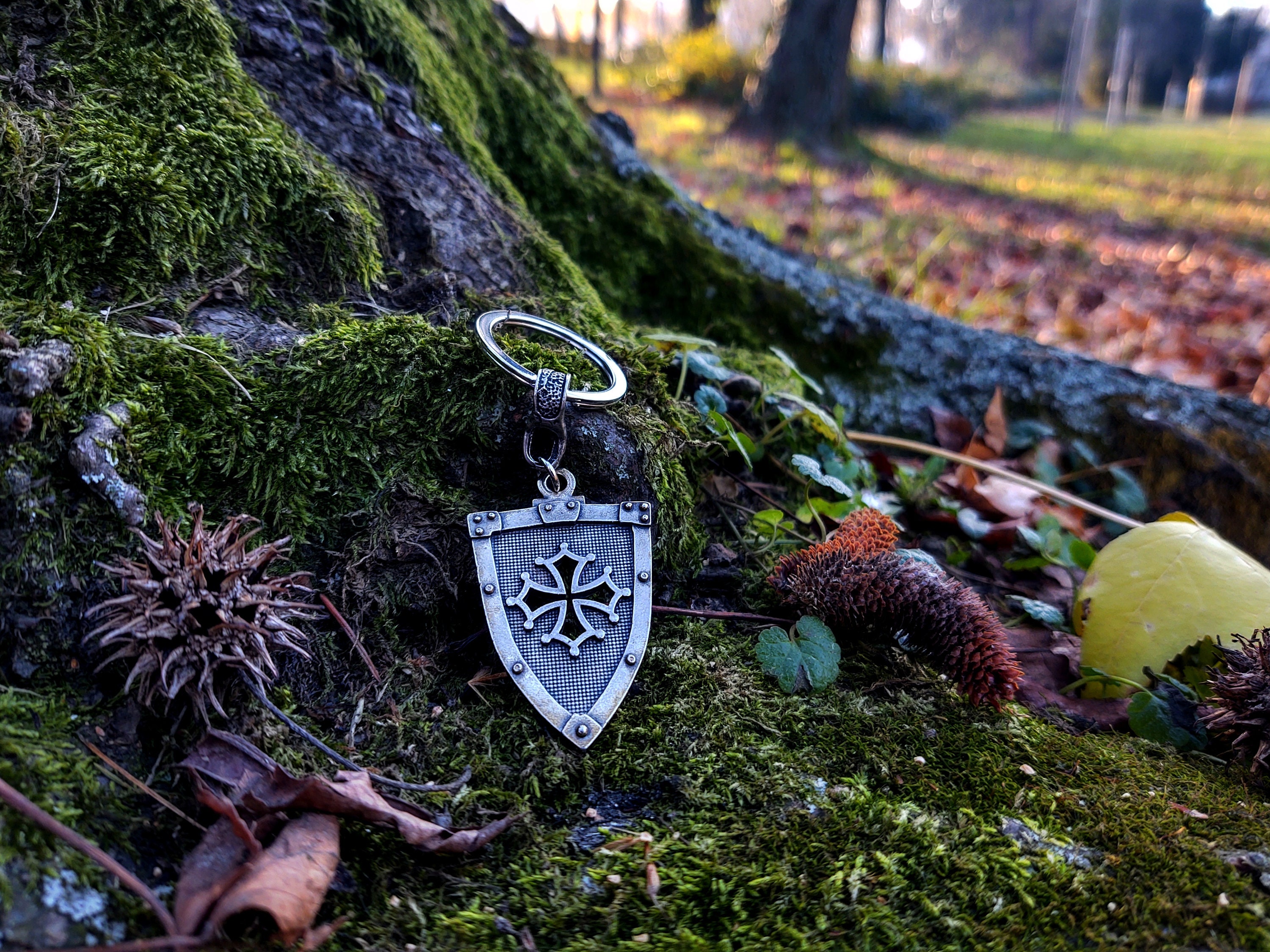 Occitan Cross on shield PendantCross Occitania | Etsy