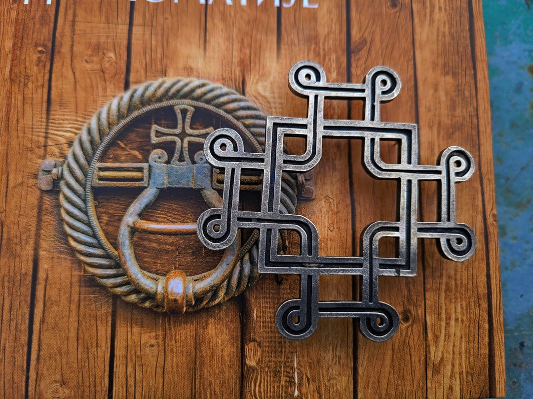 Big Macedonian Cross Veljusa Decoration,macedonian Cross With Nails for ...