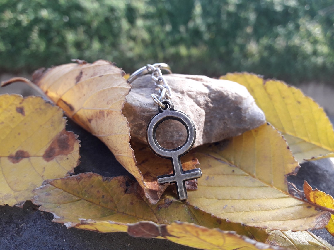 Venus female planet glyph Astrological symbol necklace | Etsy