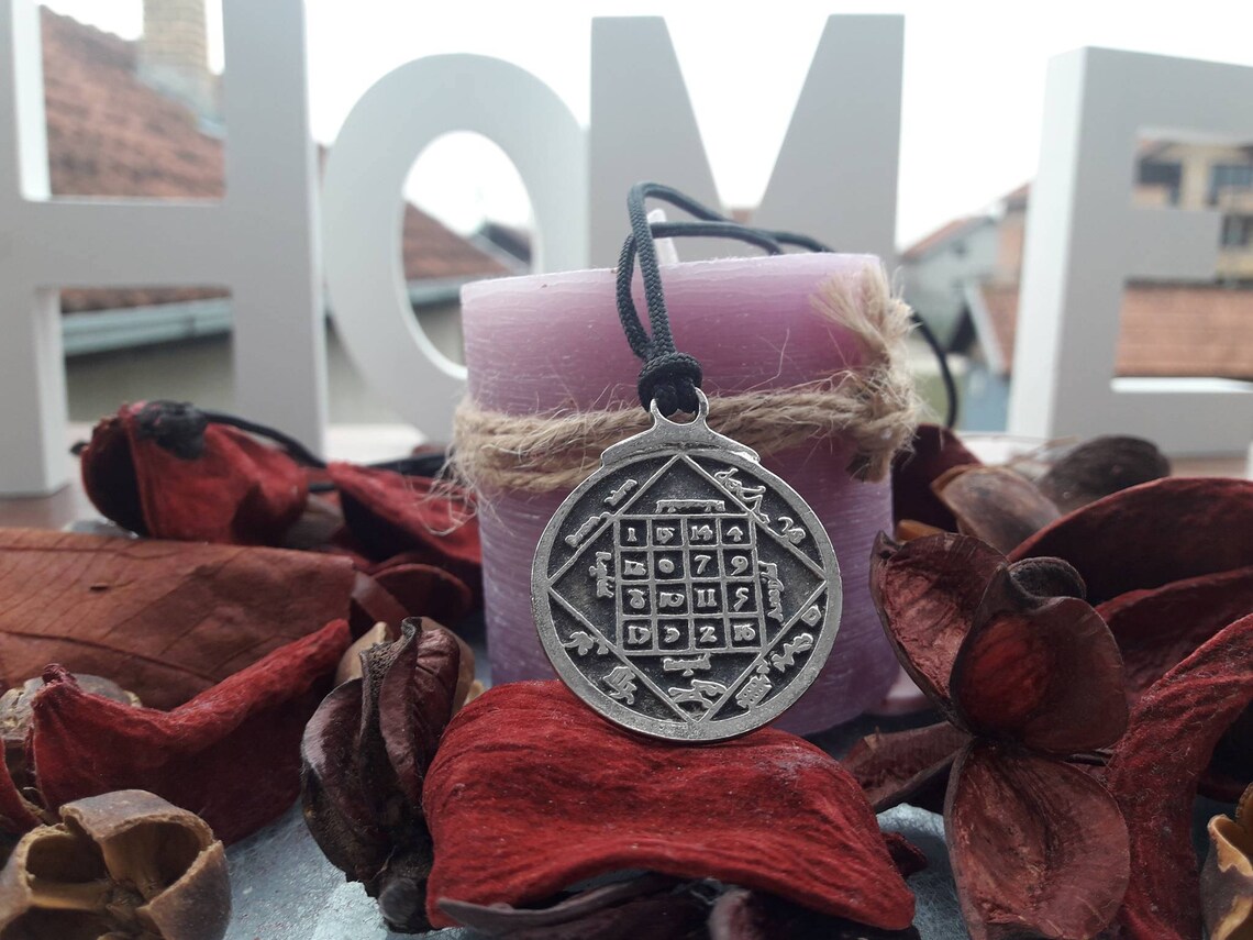 Jupiter Magic Square Necklace Keychain,archangel Tzaphkiel Square ...