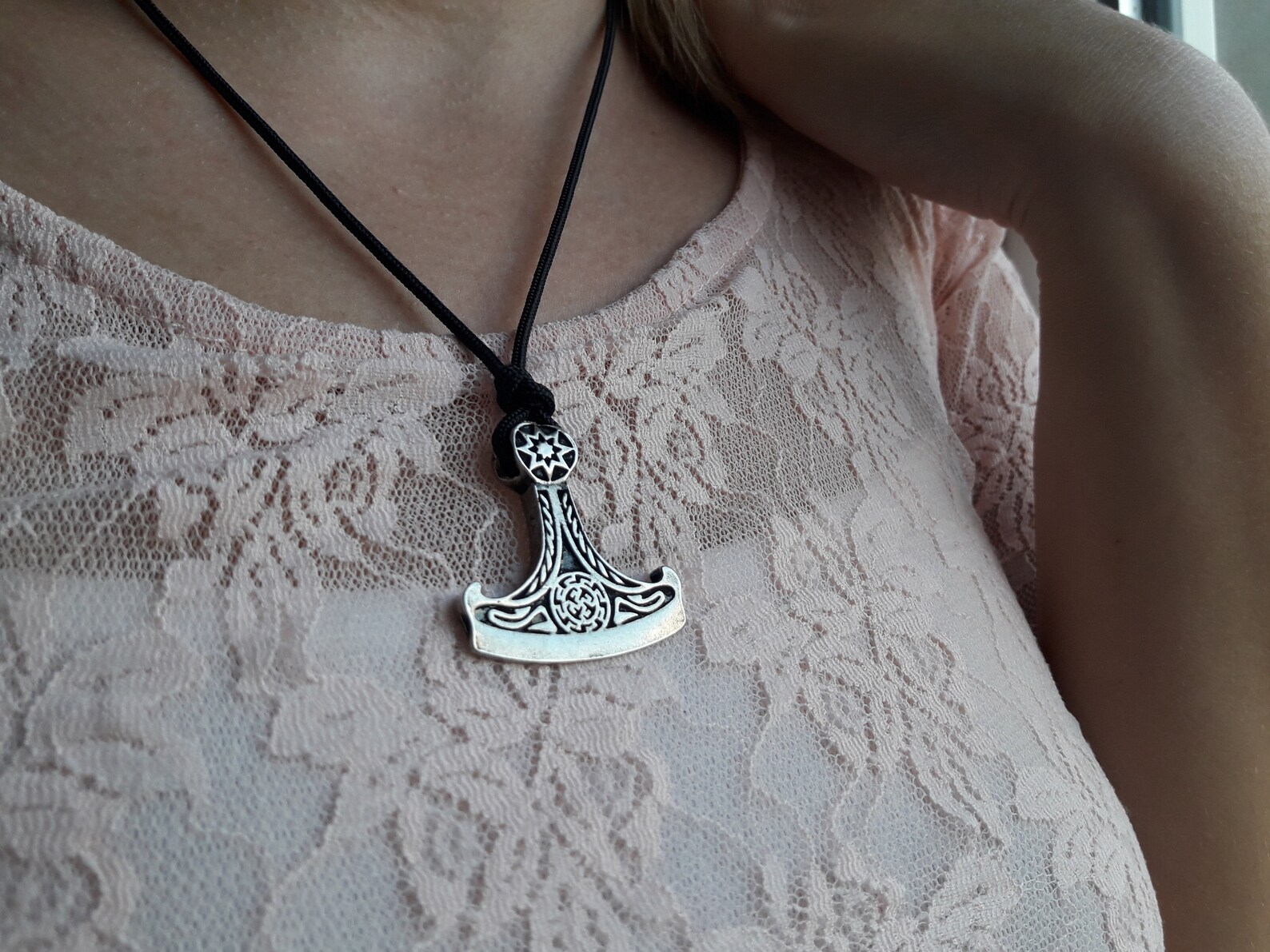 Axe of Perun Necklaceperun Slavic God of Lightning - Etsy