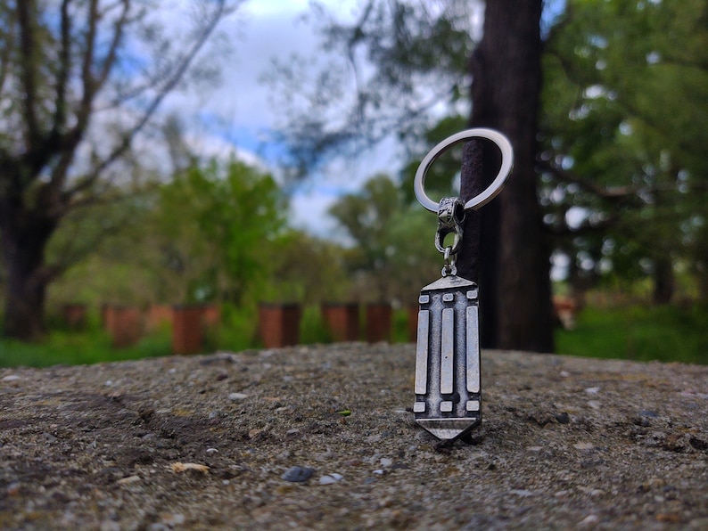 Egyptian Atlantis Luxor Bar Small Necklacemagical Geometric - Etsy