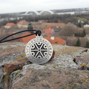 Perun God Slavic Mythology Symbol Talisman Rune Alphabet Necklace ...