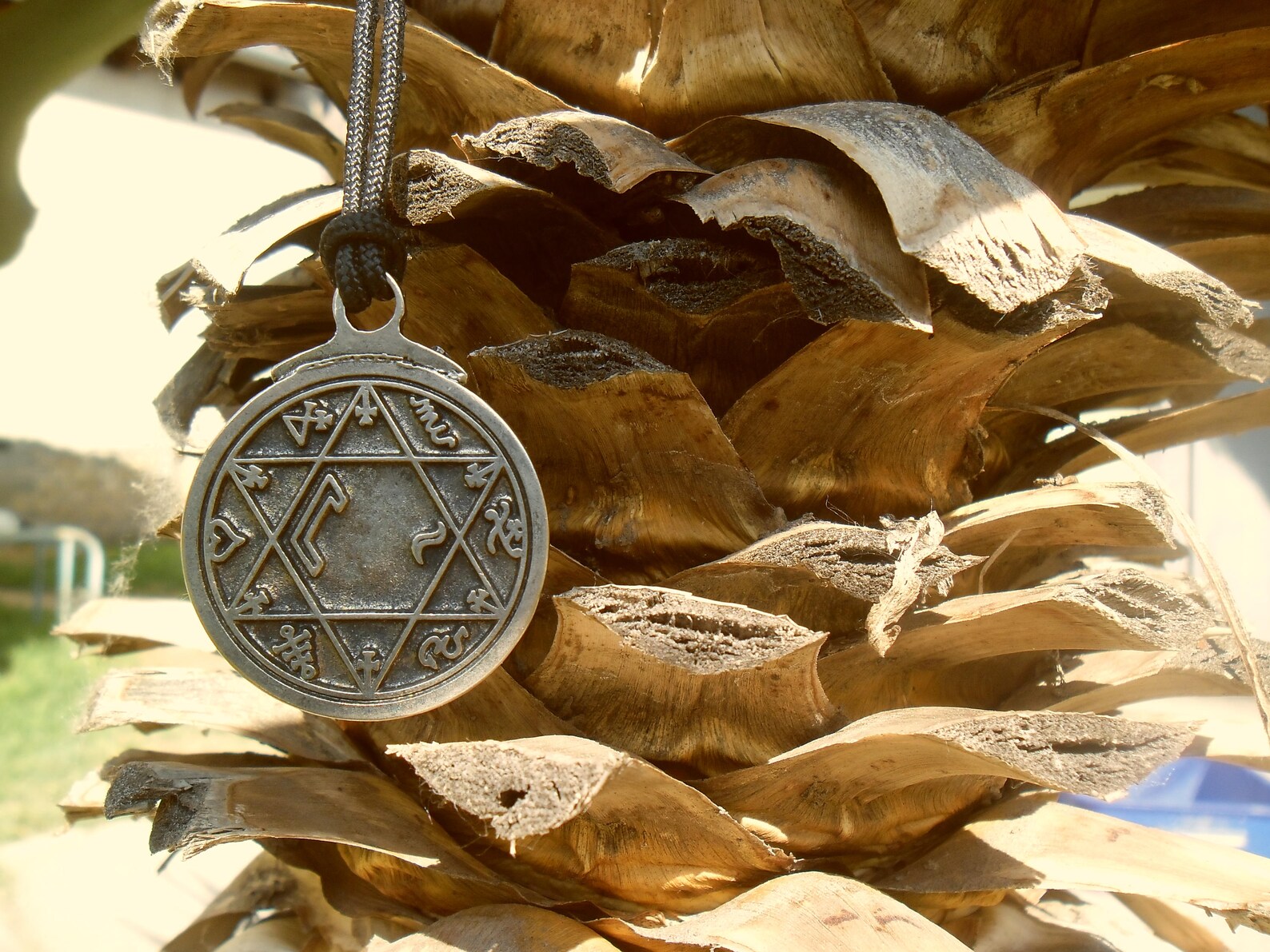 Magic Solomon Seal Hexagram Necklace,solomon Seal Keychain,protective ...
