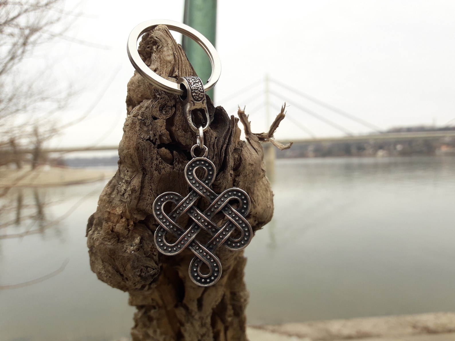 Endless Knot Necklacetibetan Buddhism Eternal Knot - Etsy Norway