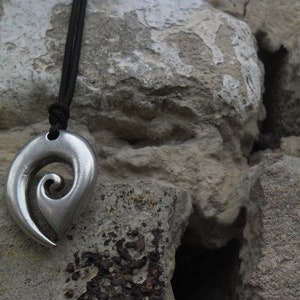 Maori Spiral Koru Necklace Keychain,new Zeland Shell Koru Spiral ...