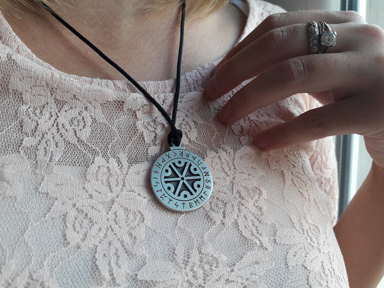 Thundermark Perun Rune Letter Necklace,perun God Slavic Mythology ...