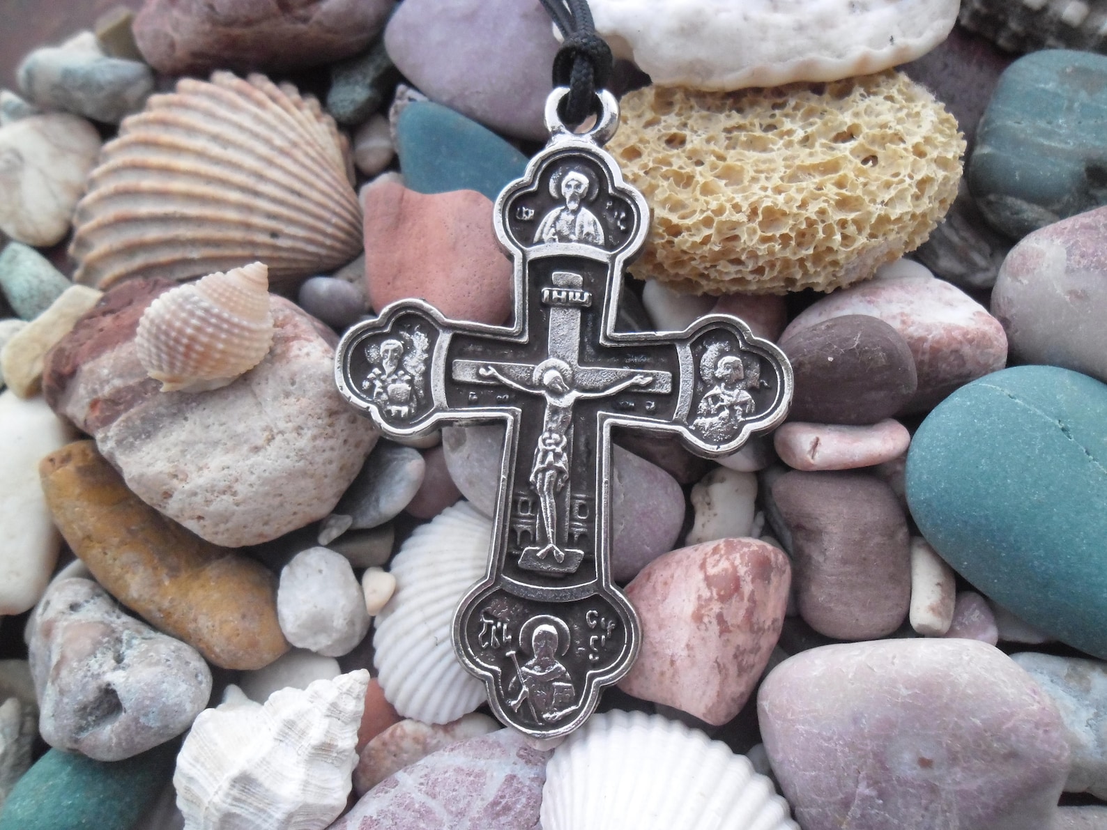 Orthodox Church Cross Necklace Keychainreligious Cross - Etsy