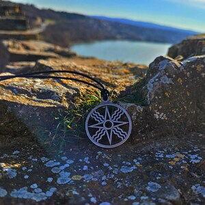 Seal of Shamash Symbol Necklace,ancient Assyrian,mesopotamian Sun God ...
