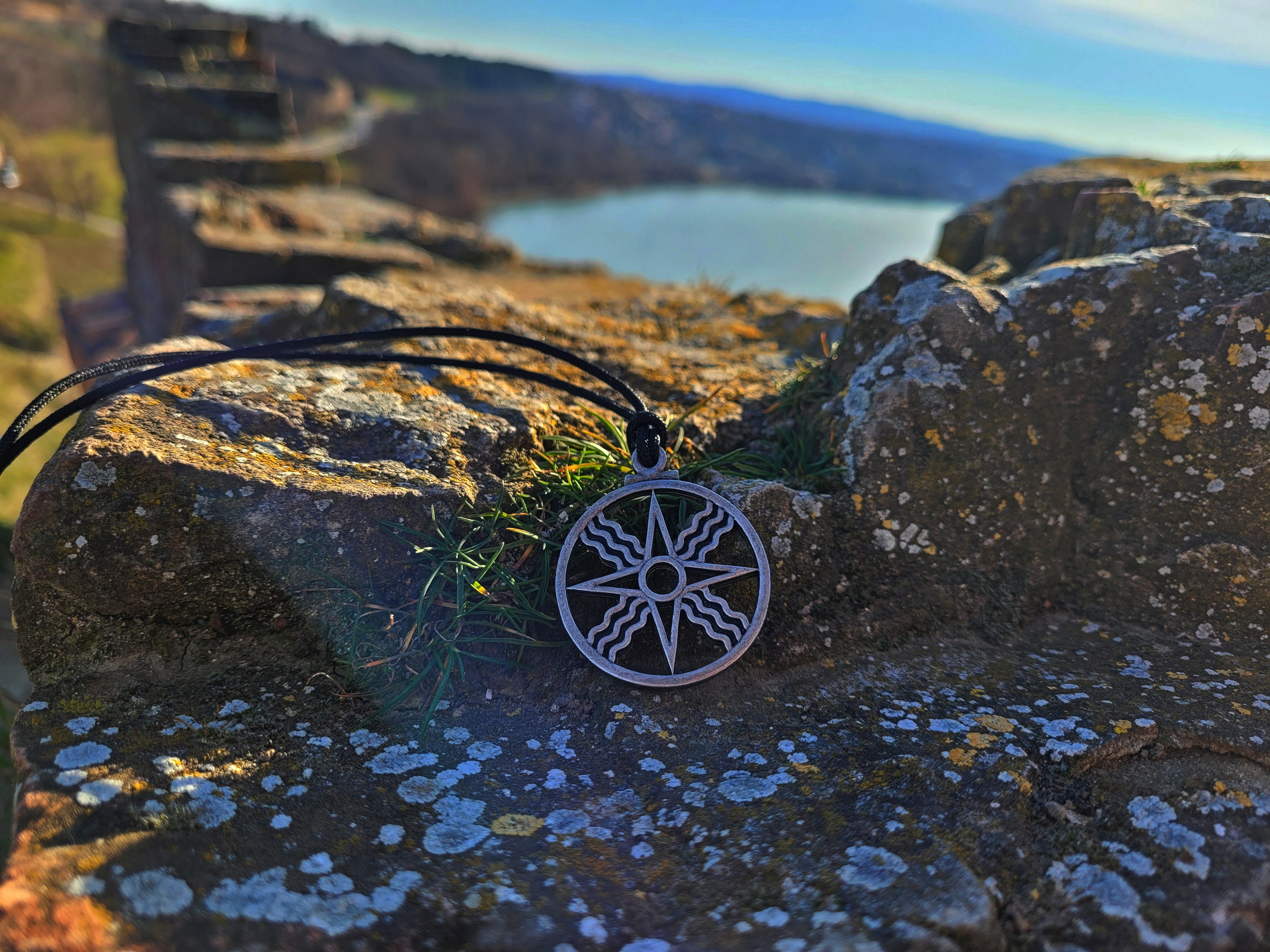 Seal of Shamash Symbol Necklaceancient Assyrianmesopotamian - Etsy ...