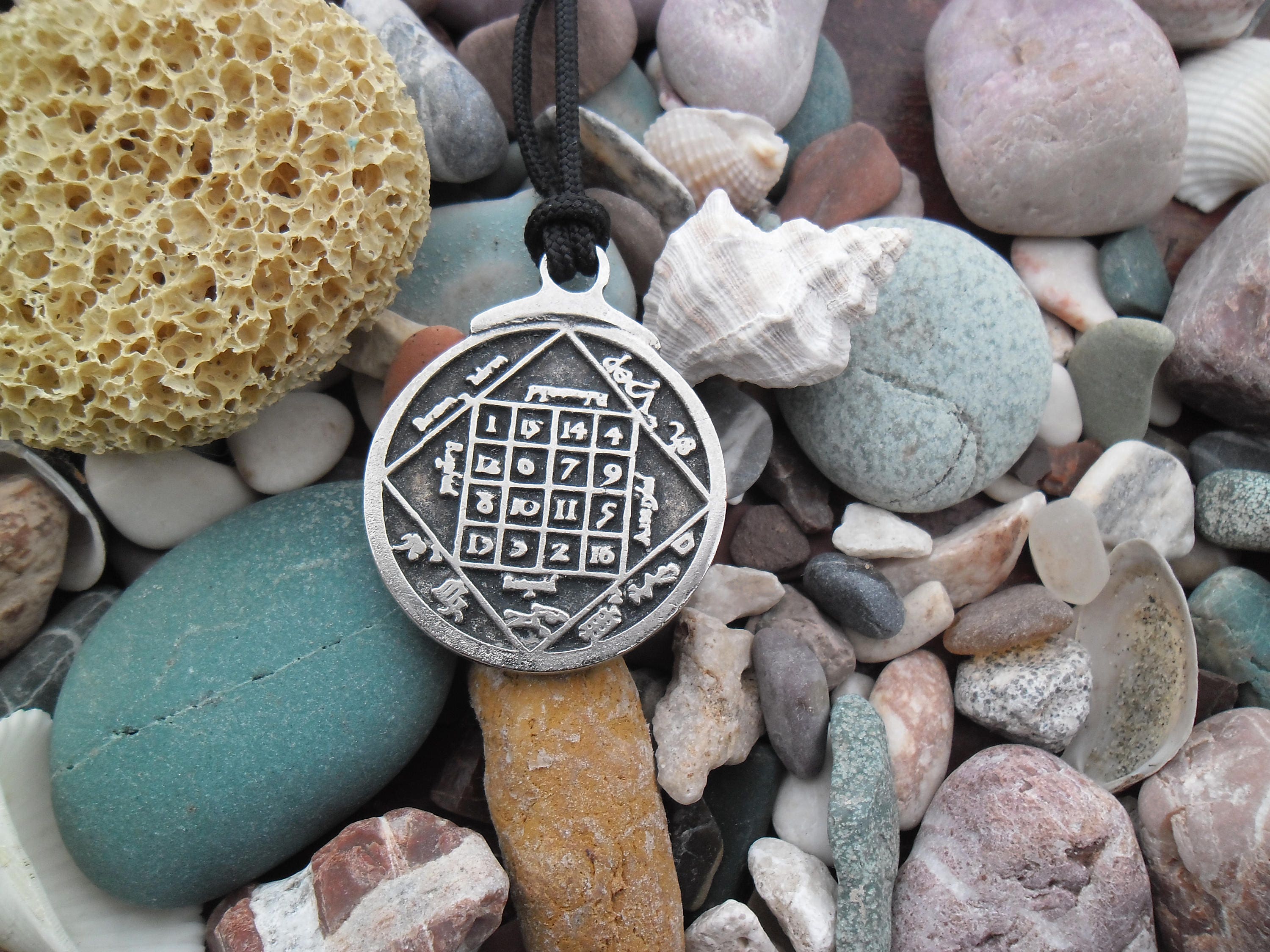 Jupiter Magic Square Necklace Keychain,archangel Tzaphkiel Square ...