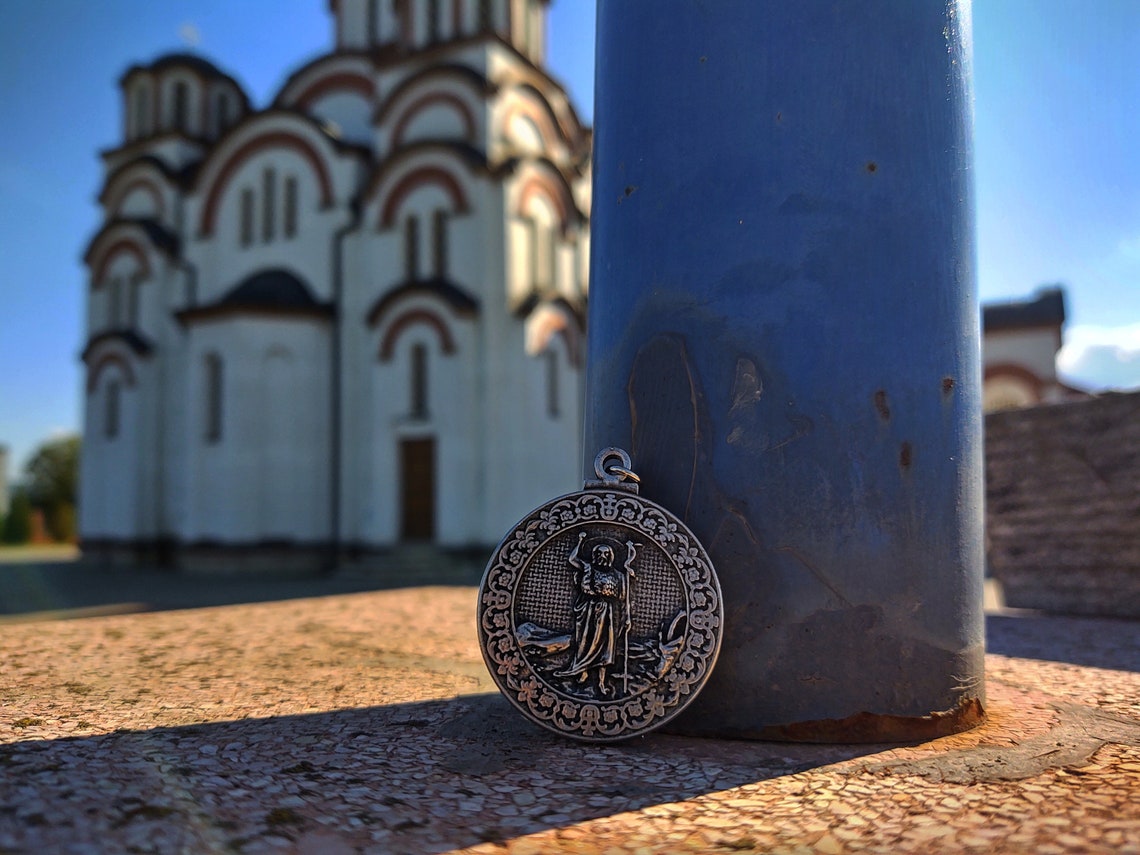 Saint John the Baptist Icon Necklace,orthodox Church Saint John the ...