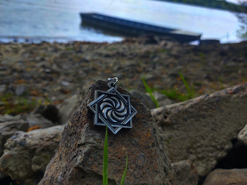 Armenian Kerkhach Eternity Sign Pendanteight Pointed Star and - Etsy