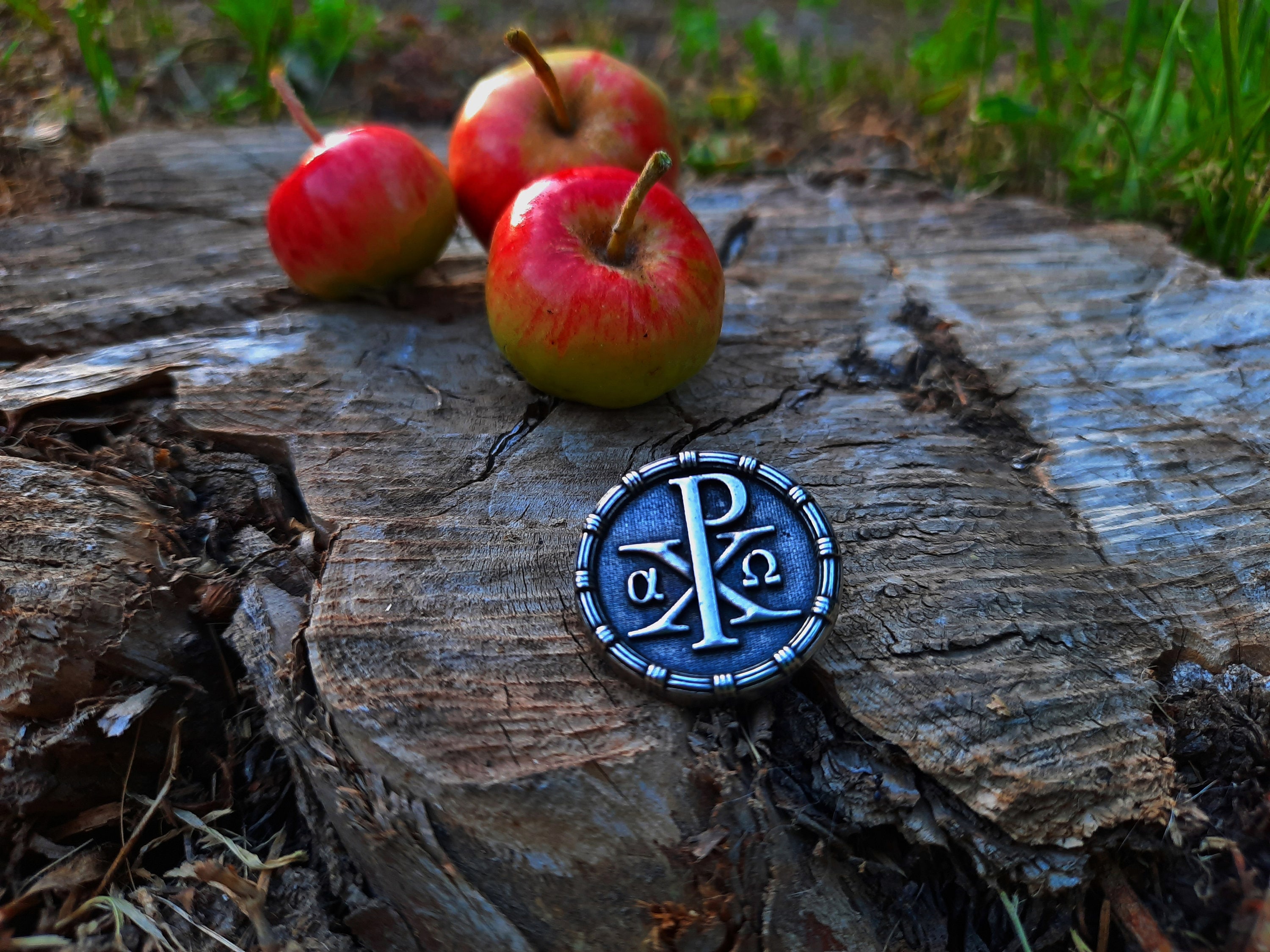 Chi Rho Monogram of Christ Pin Badge,christian Monogram of Jesus Christ ...