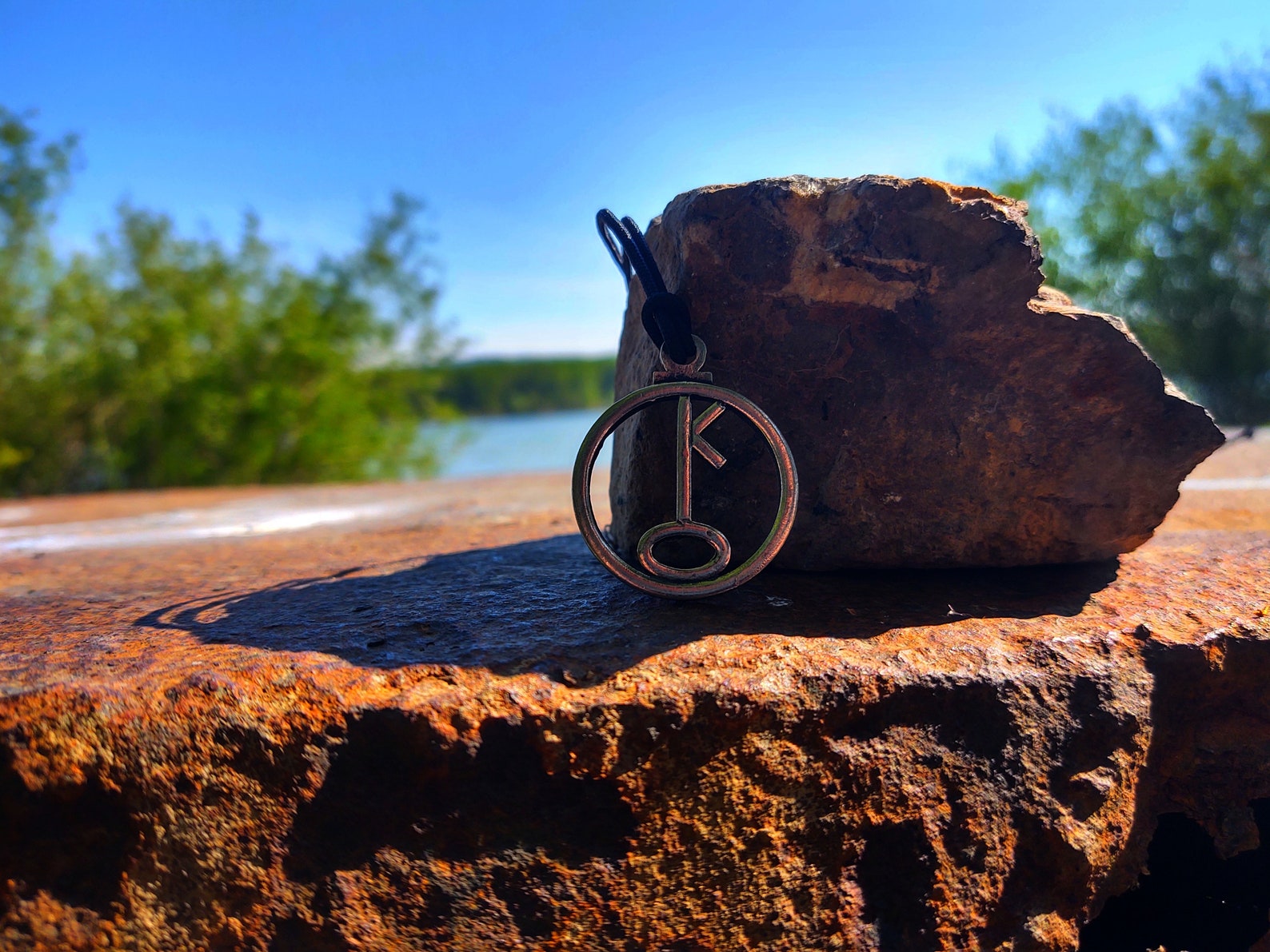 Chiron Glyph Pendant,astrology Chiron Symbol Necklace,astronomy Healing ...