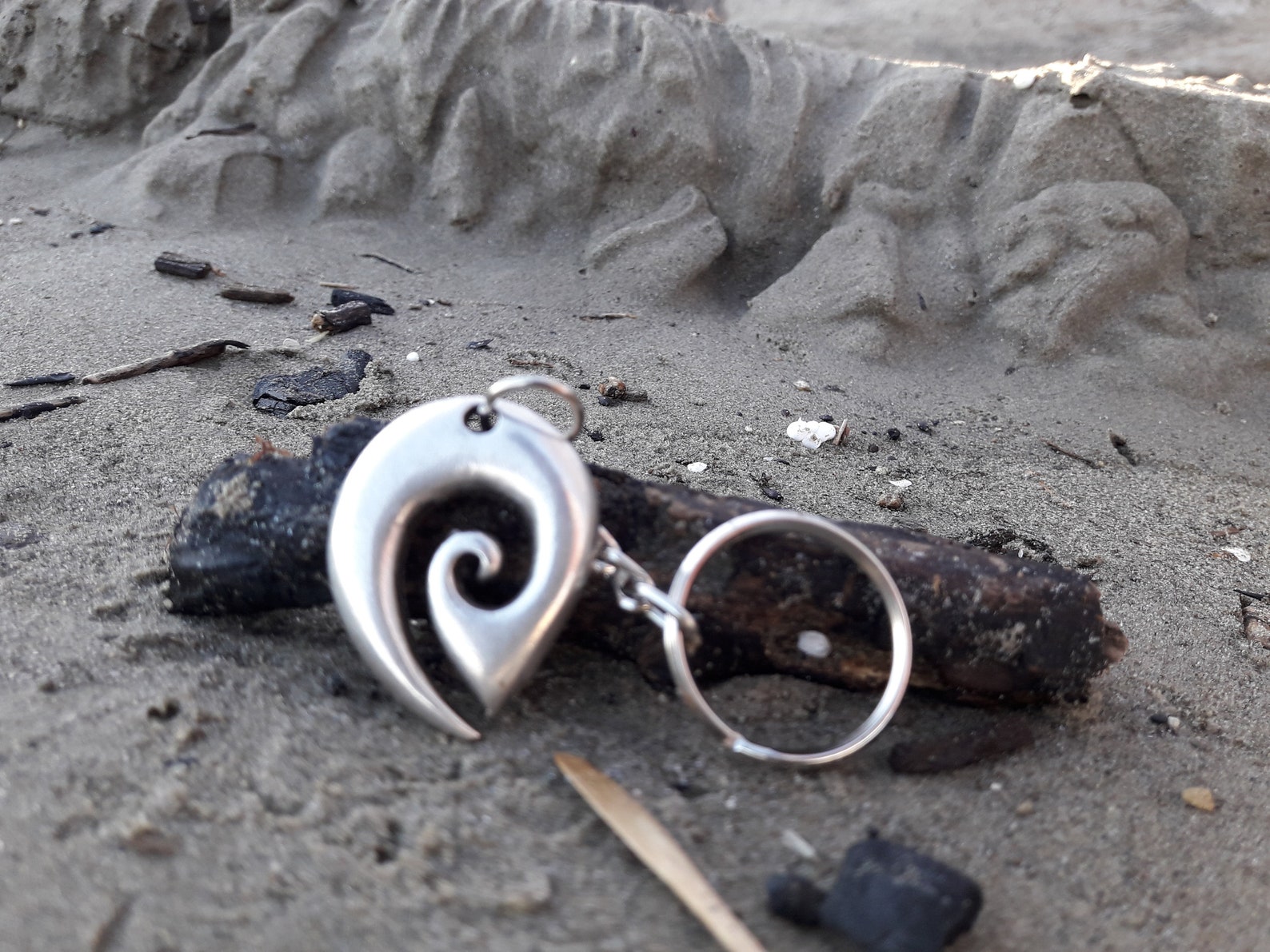 Maori Spiral Koru Necklace Keychainnew Zeland Shell Koru - Etsy