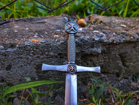 Vintage Medieval Sword Letter Opener With Maltese Crossmalta | Etsy