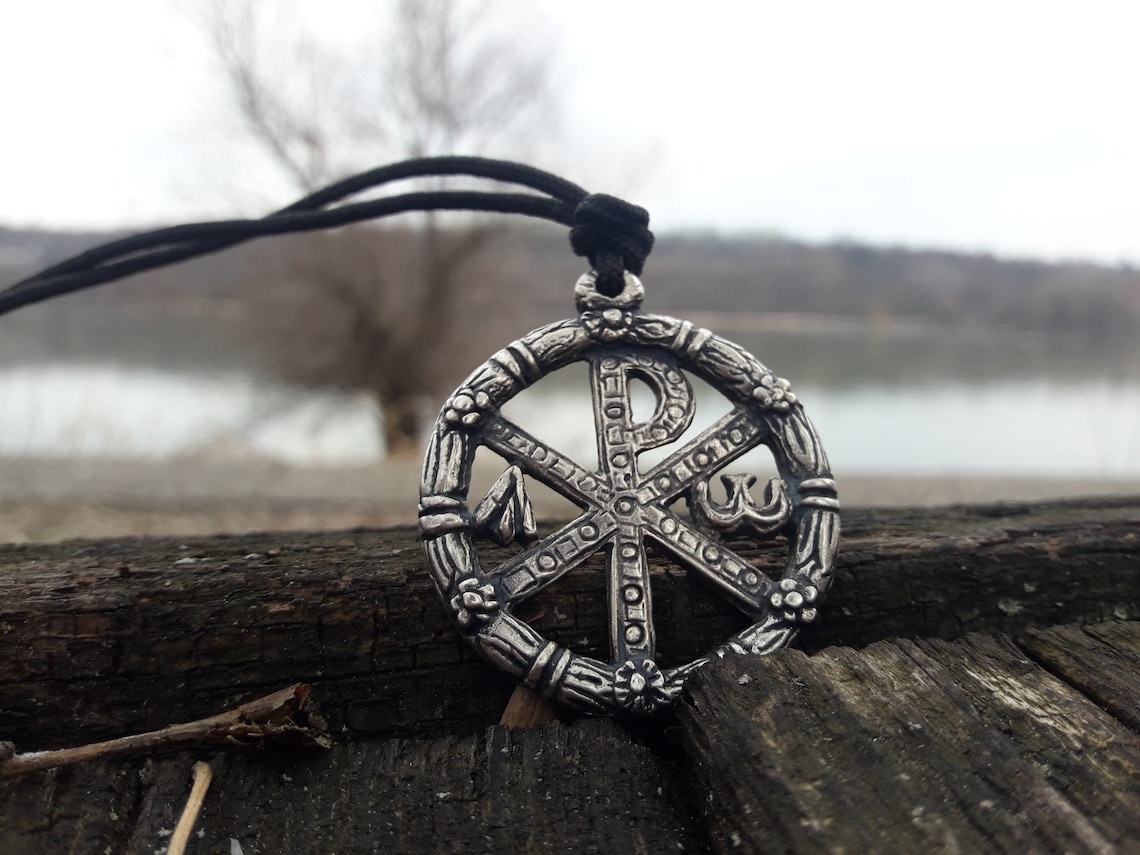 Chi Rho Monogram of Christ Jewelrychristian Monogram of Jesus - Etsy