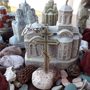 Russian Orthodox Cross Necklace Keychain,plain Russian Orthodox Cross ...