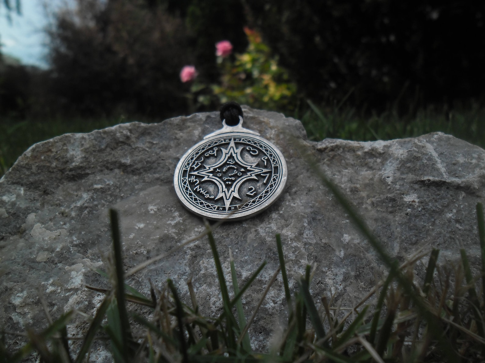 Angel Talisman Symbol Magic Fortune Pendantmastery of the - Etsy