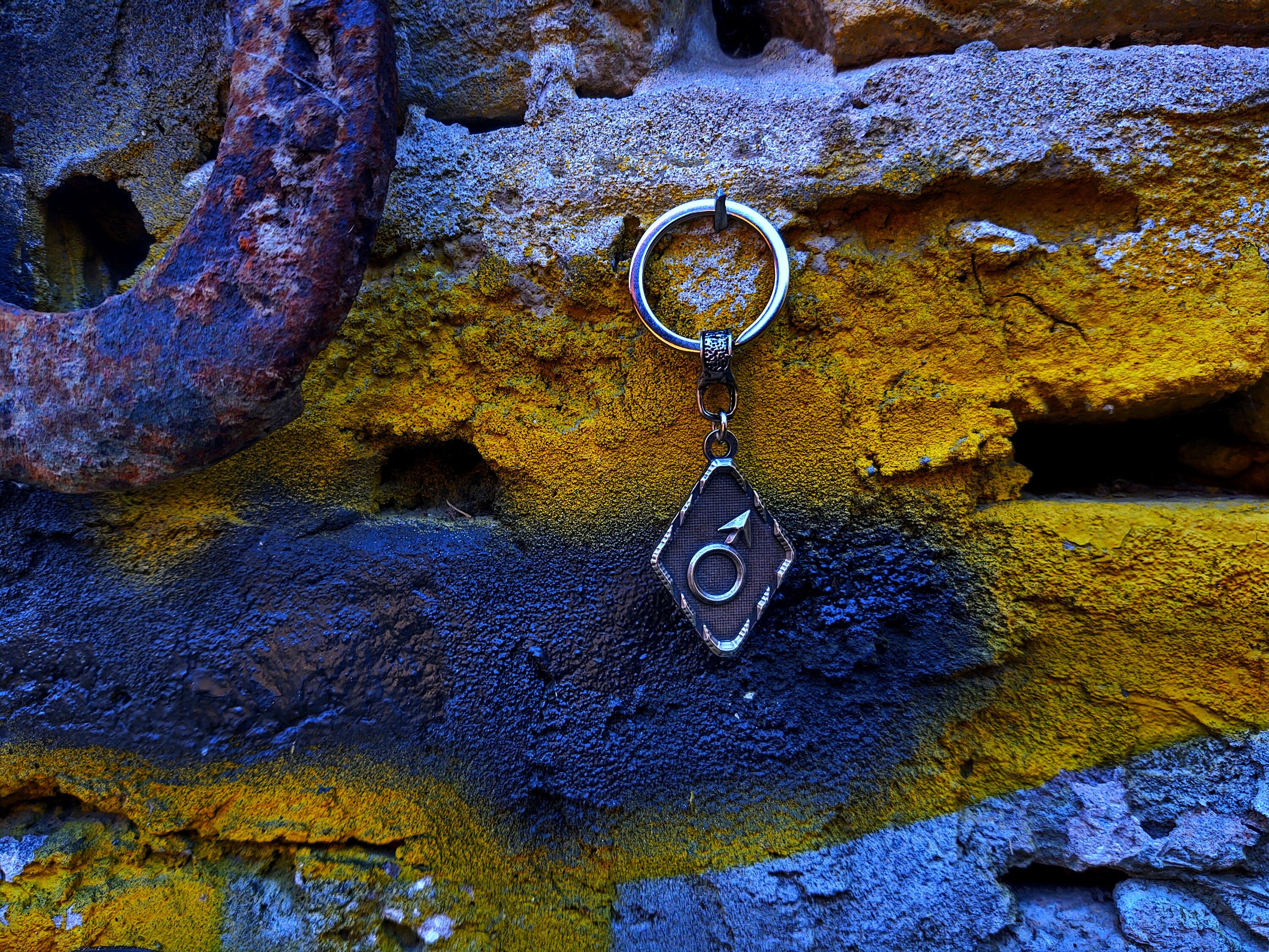 Mars Glyph Necklace, God of War Zodiac,astrological Symbol Ruler of ...