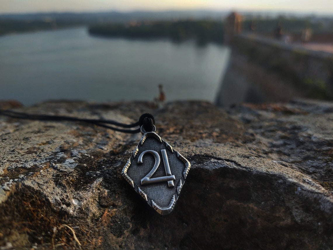 Jupiter Glyph Astrological Symbol Necklace and Keychain,astrology Sign ...