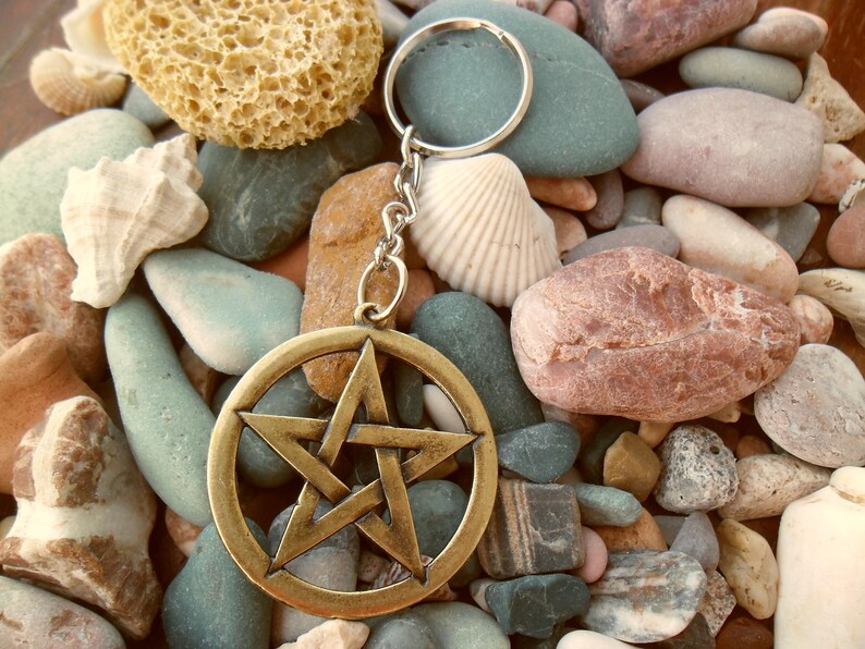 Pentagram star neckalce pendantPentalpha or Pentangle Greek | Etsy