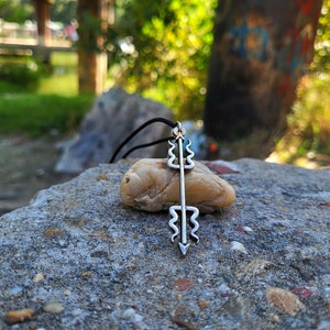 Mesopotamian Sun God Marduk Symbol Necklace,babylon King Marduk Weapon ...