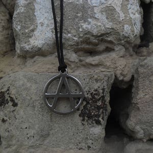 Anarchy Symbol Anarchism Necklace,anarchy Anarchism Logo Keychain ...