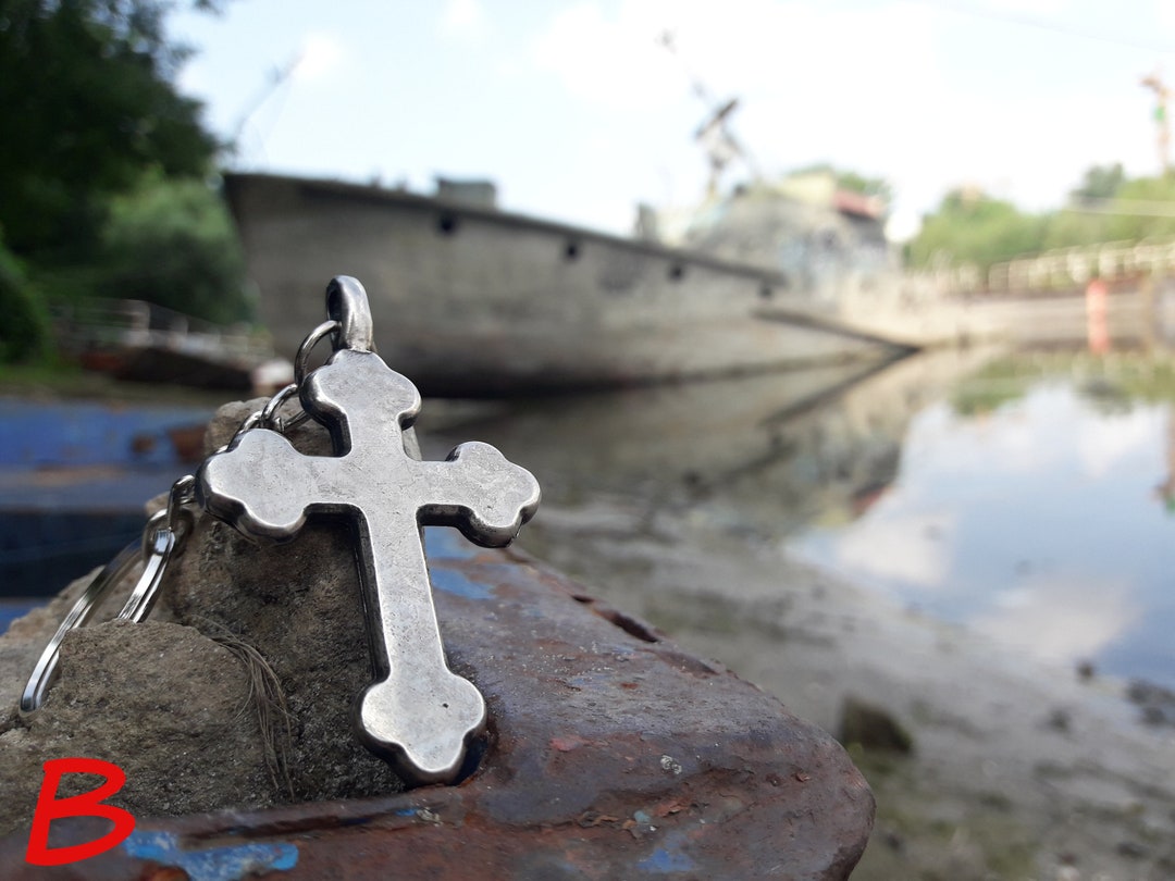 Orthodox Serbian Cross Necklace Keychain,slavic Cross Pendant,serbian ...